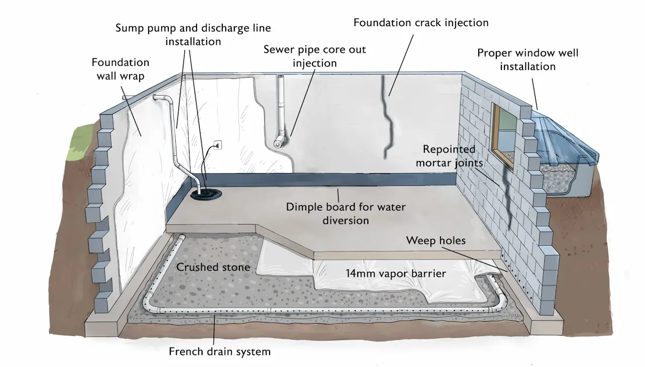NJ Basement Waterproofing | Effective Solutions